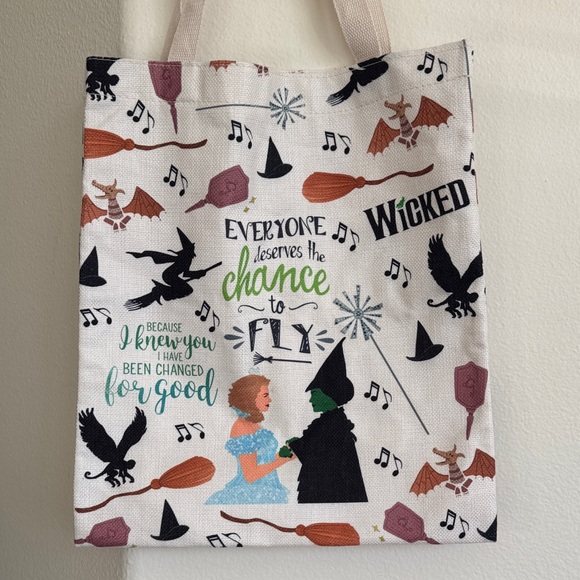 Bags | Wicked Themed Tote Bag Multicolor | Poshmark